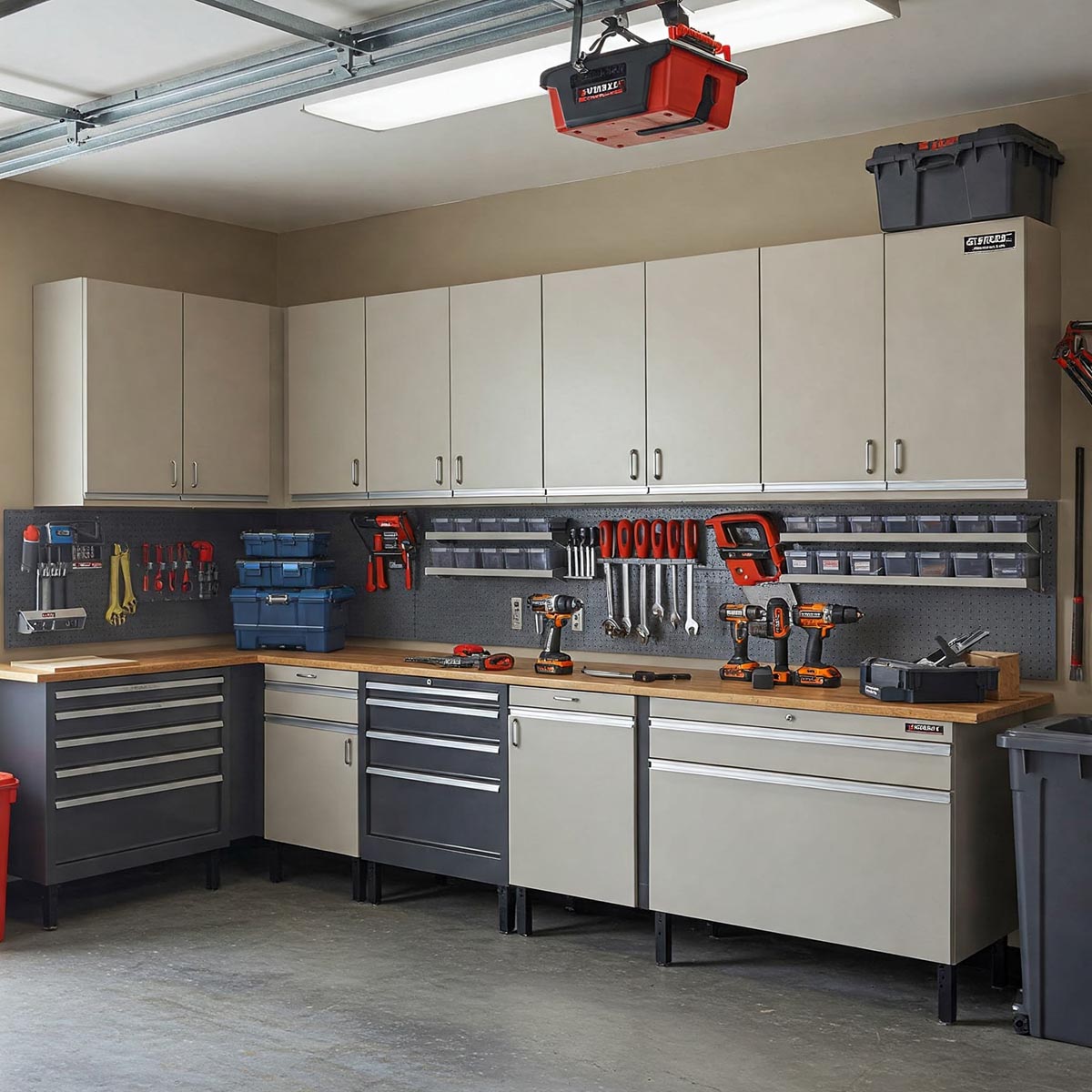 10 Amazing Garage Wall Storage Cabinets That Transform Cluttered Spaces ...