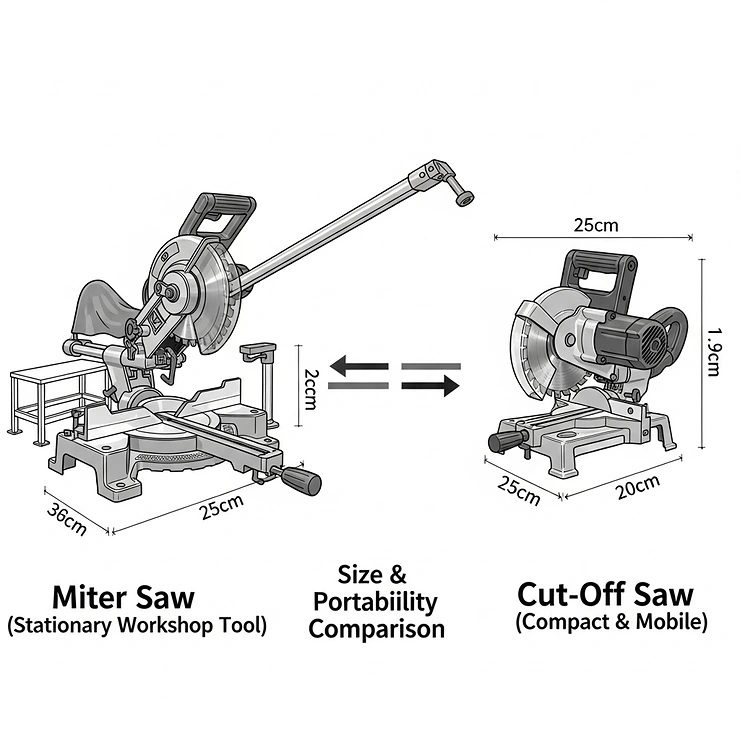 7 Key Differences: Miter Saw vs Cut Off Saw - Ultimate 2025 Guide ...